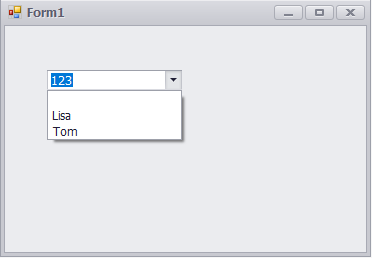 DevExpress.XtraEditors.ComboBoxEdit禁用文本编辑 - 代码先锋网
