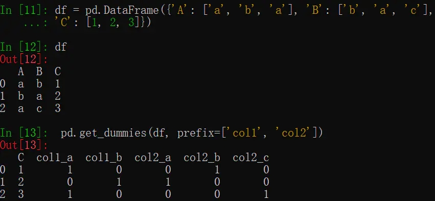 实操笔记01 特征提取之pdgetdummiespdgetdummies Csdn博客