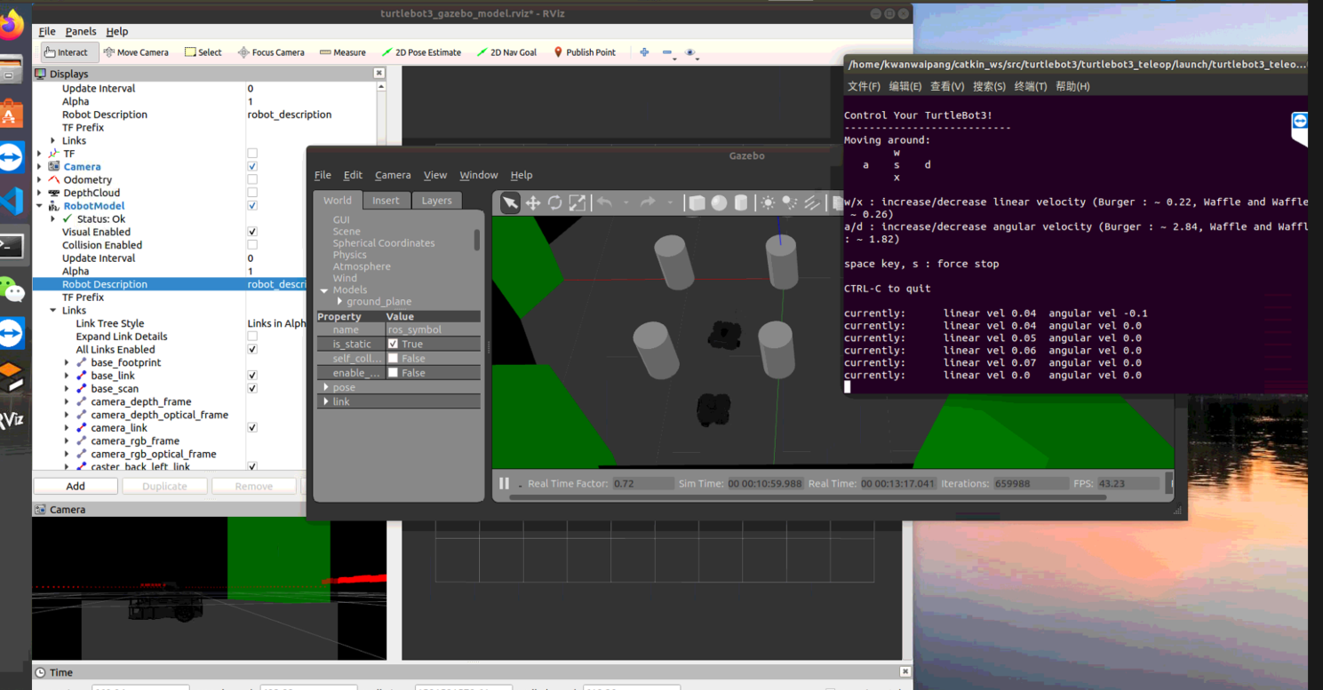 ROS学习笔记之——gazebo仿真_使用roslaunch启动gazebo和直接启动有什么区别-CSDN博客