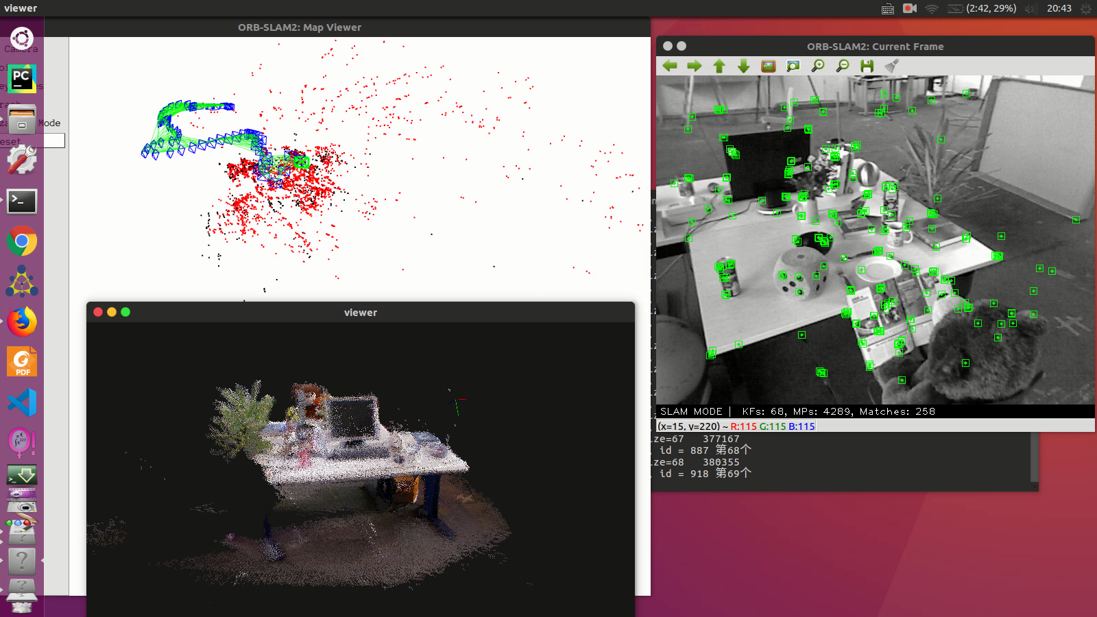 编译安装ORB-SLAM2获得三维点云地图（搜遍全网，就这一篇能看懂）_orbslam2 没有点云图-CSDN博客
