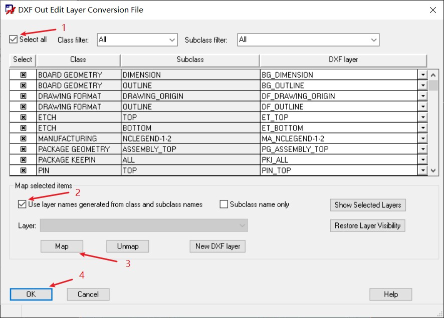 Allegro导出DXF文件_select dxf layer conversion file-CSDN博客