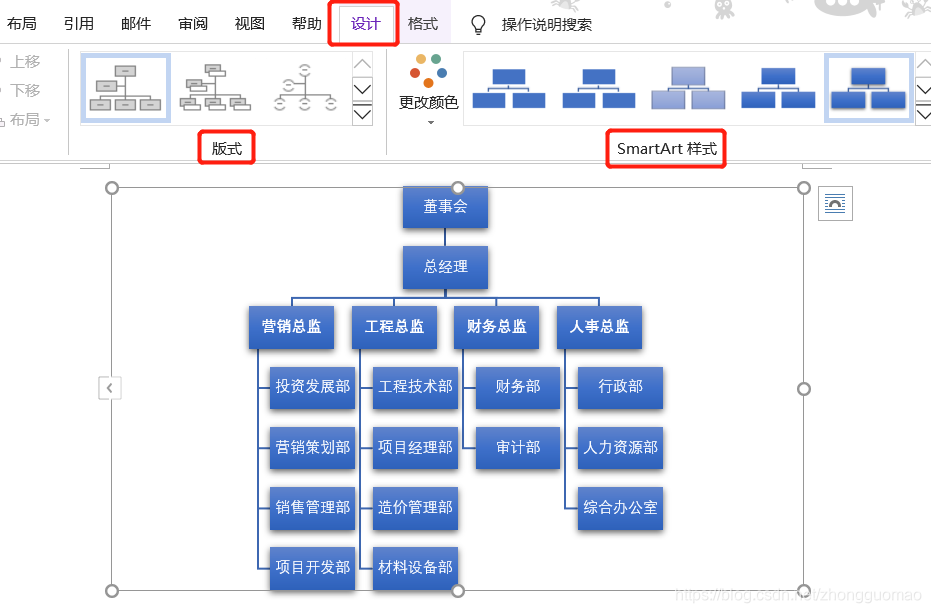 【转摘】在word中使用smartart绘制组织结构图 在word和smartat呃图形库中组织结构位于什么的 Csdn博客
