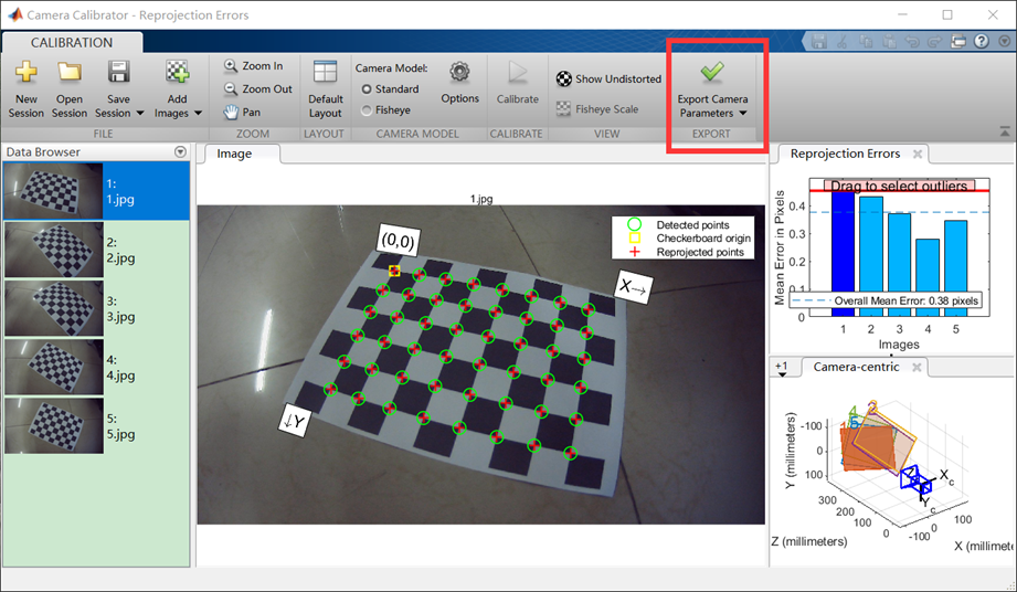 利用Matlab工具箱完成摄像头矫正_matlab 广角摄像头校正-CSDN博客