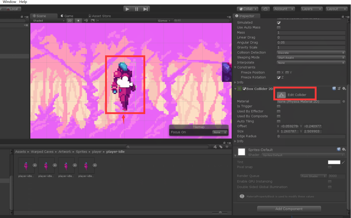 unity2D学习（4）建立角色、添加重力和碰撞器_unit2d给角色增加重力-CSDN博客