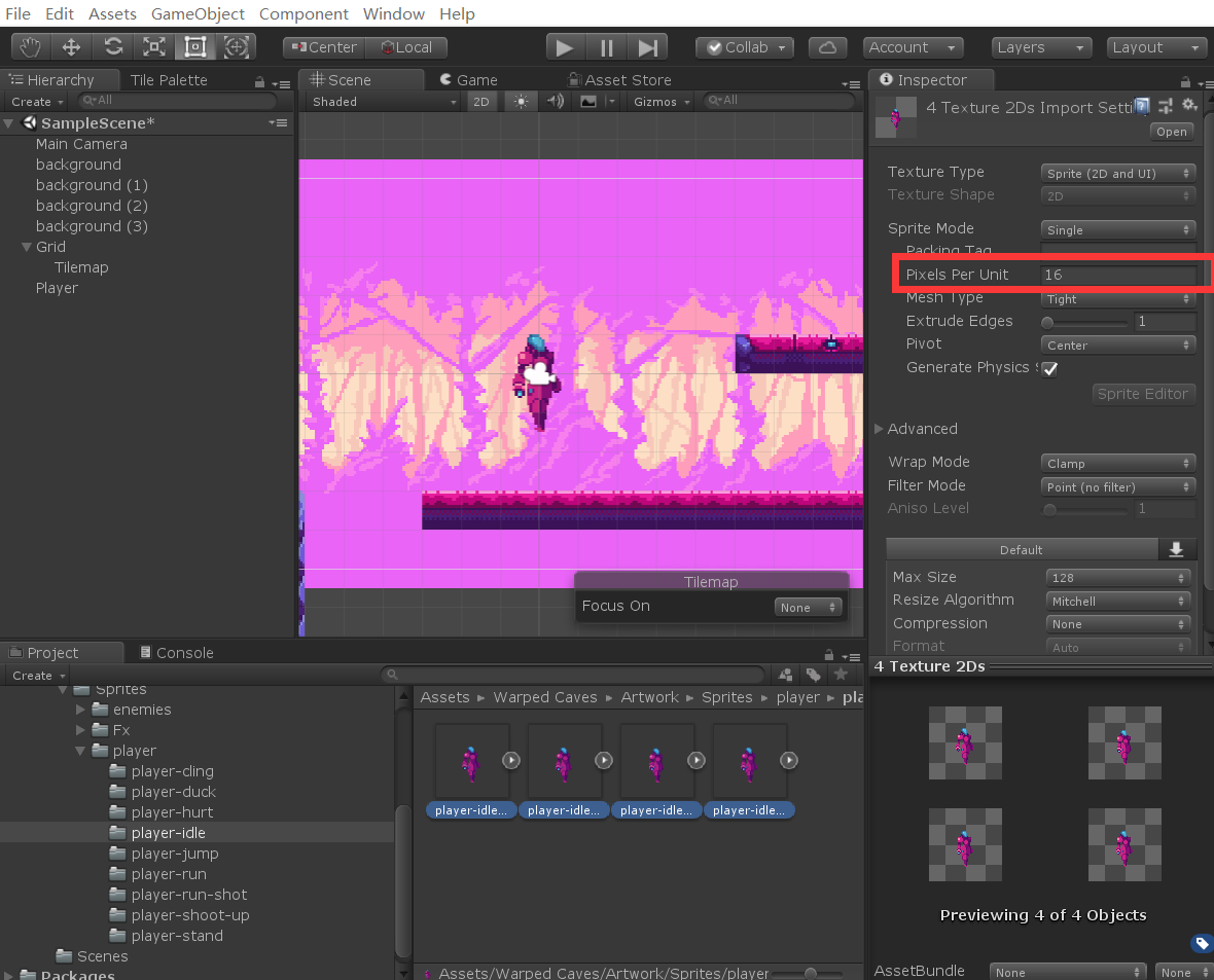 unity2D学习（5）为角色添加动画_unity2d如何把animation里面的添加到animator-CSDN博客
