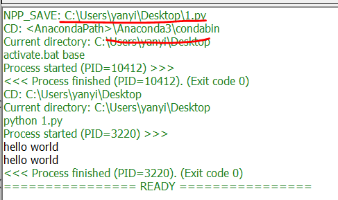 Anaconda3环境path与notepad++的NppExec插件激活环境与快速运行python脚本与matlab脚本,c代码_call activate base-CSDN博客