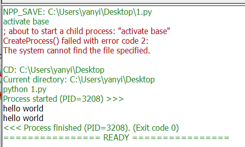 Anaconda3环境path与notepad++的NppExec插件激活环境与快速运行python脚本与matlab脚本,c代码_call activate base-CSDN博客