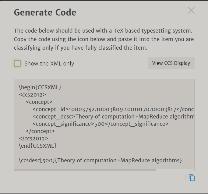 如何生成ACM论文中的 CCS Concepts?_css concept-CSDN博客