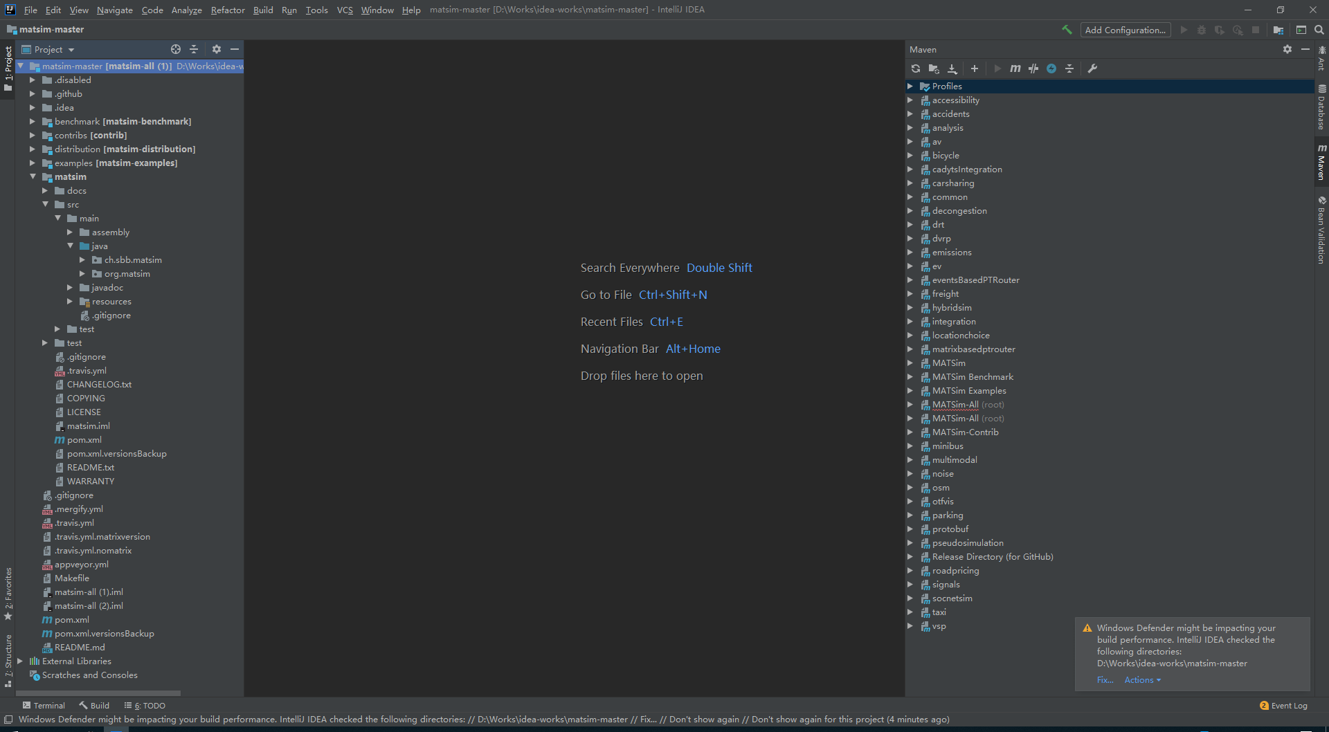 Idea导入MATSim项目-github源码版本_idea 导入matsim-CSDN博客
