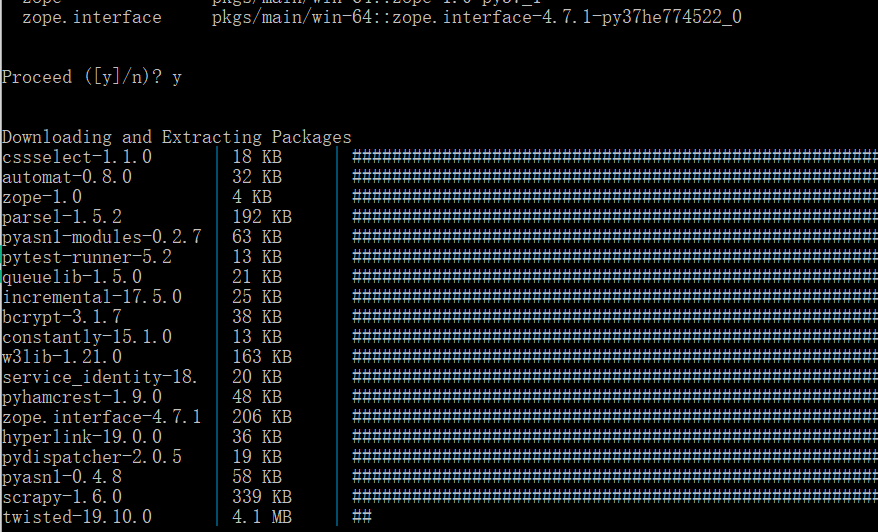 anaconda 中安装Scrapy_用conda安装scrapy命令-CSDN博客
