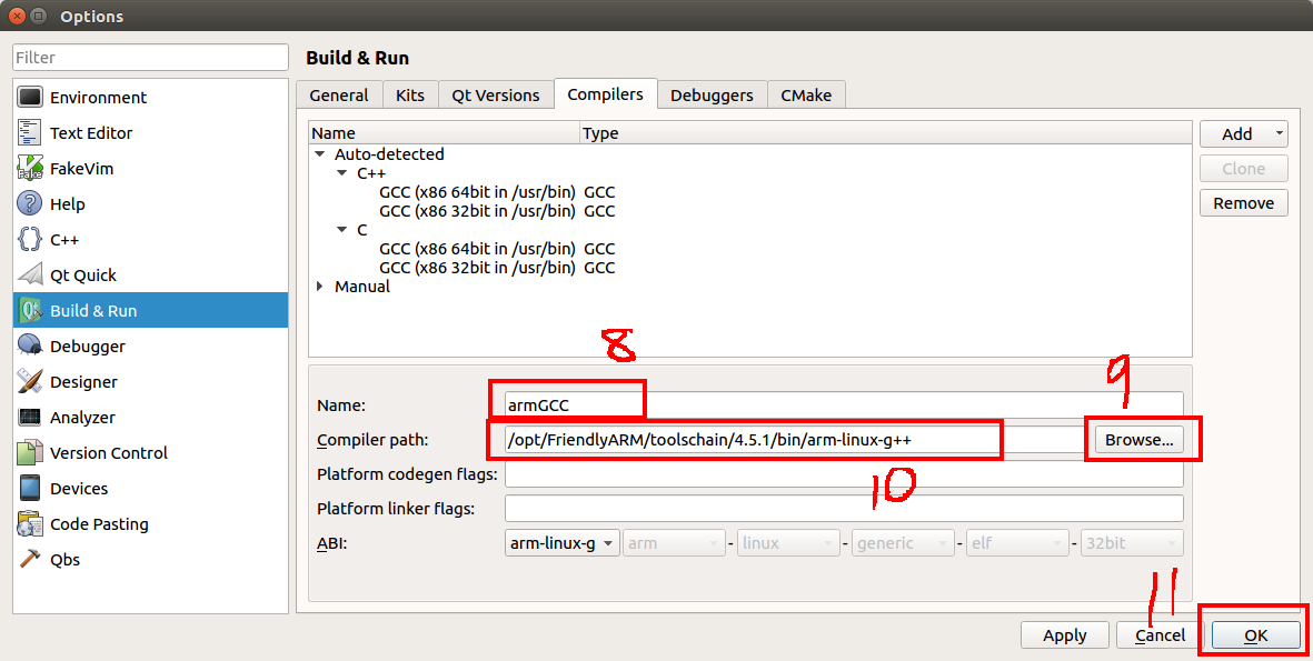 在ubuntu下搭建Qt Creator的arm交叉编译环境_ubuntu qtcreator交叉编译-CSDN博客