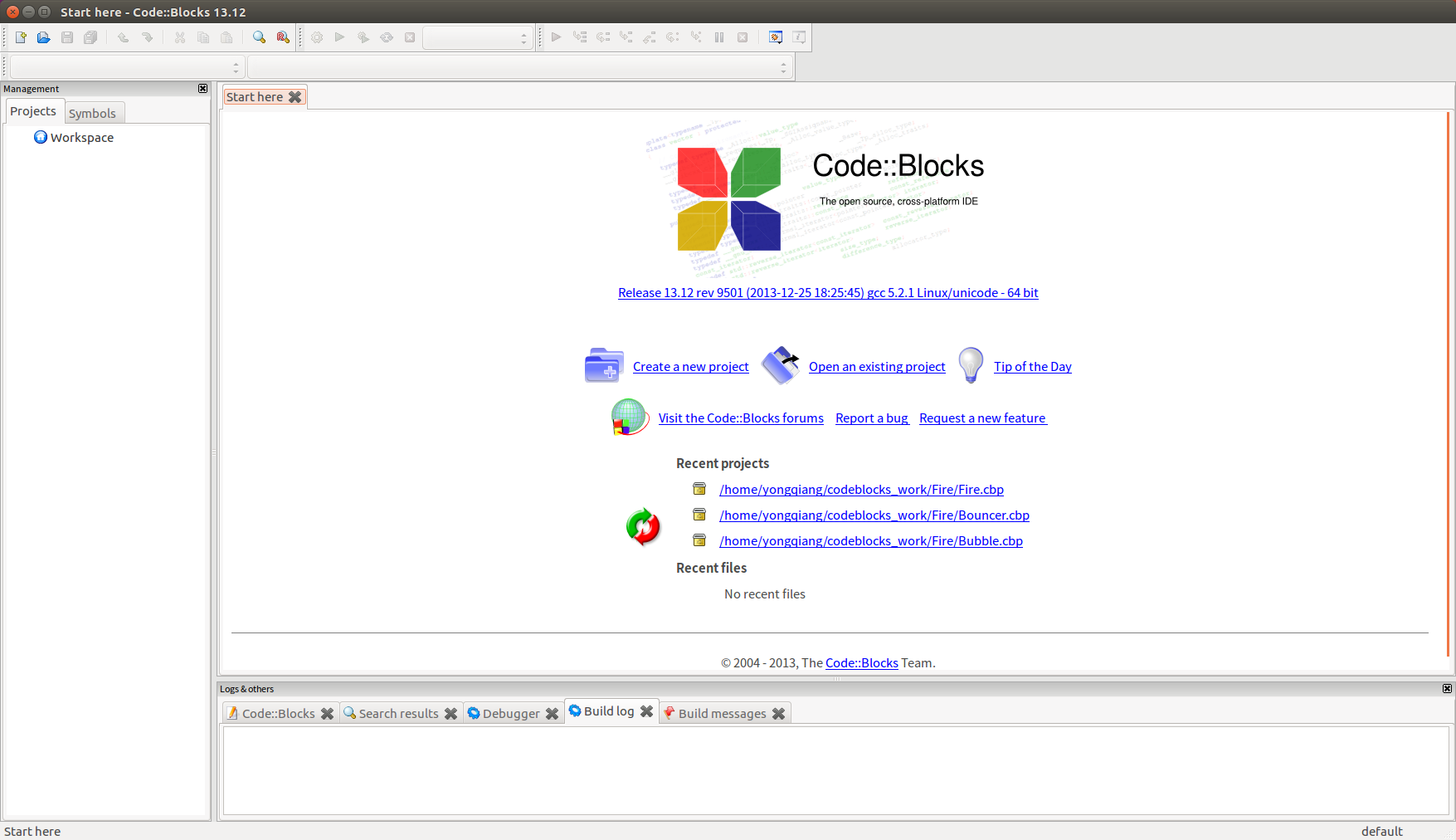 Ubuntu Code::Blocks 新建 C++ 工程 (project)_codeblocks怎么创建c++工程-CSDN博客