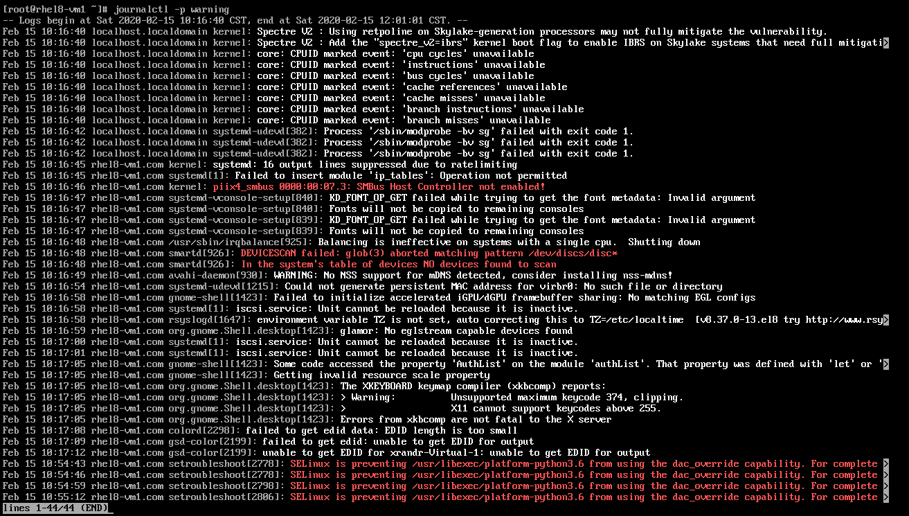 RHEL8之系统日志管理_rhel syslog与journal-CSDN博客