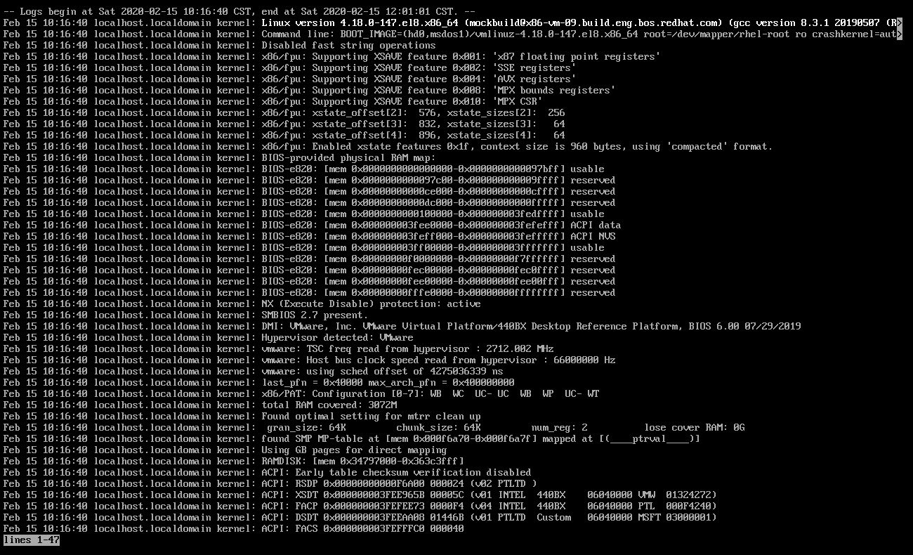 RHEL8之系统日志管理_rhel syslog与journal-CSDN博客