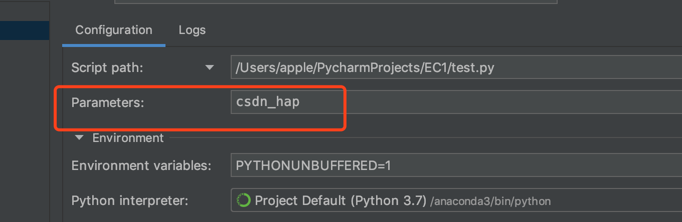 Python杂谈 | (15) 使用Pycharm执行带命令行参数的脚本_pycharm命令行参数-CSDN博客