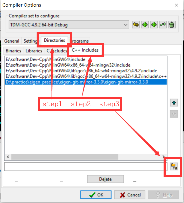 Eigen库的使用_dev c++安装eigen-CSDN博客