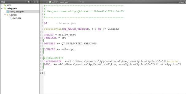 Qt5(C++)调用python3脚本(带输入输出参数)_qt c++ 调用python中含参数的接口-CSDN博客