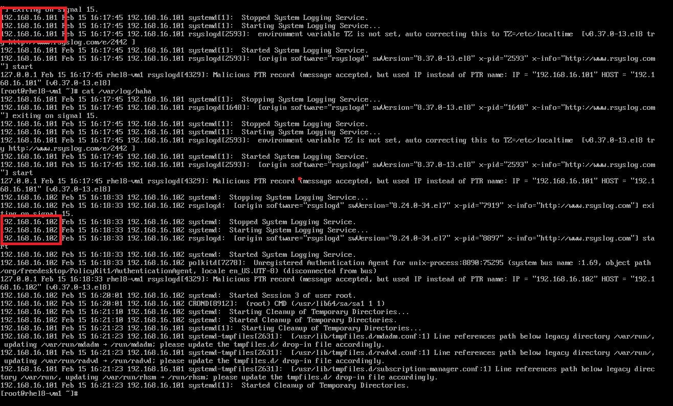 RHEL8之系统日志管理_rhel syslog与journal-CSDN博客