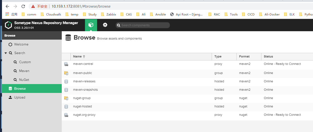 Docker方式部署nexus3 OSS_nexus oss docker-CSDN博客