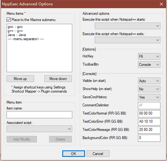 使用Notepad++的插件NppExec配置编译运行C/C++/Java文件-CSDN博客