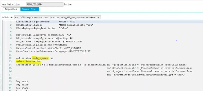 S4 HANA物料凭证表MATDOC-CSDN博客