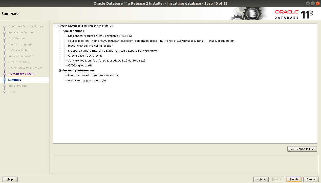 Ubuntu Oracle_11g 压缩包方式安装_ubuntu系统oracle安装包-CSDN博客