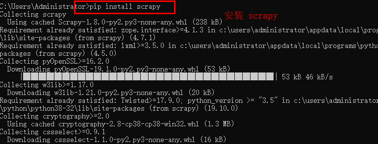 Python 工具 之 Scrapy 环境搭建（Twisted插件下载安装），以及 Scrapy 框架的简单使用说明_twisted安装-CSDN博客