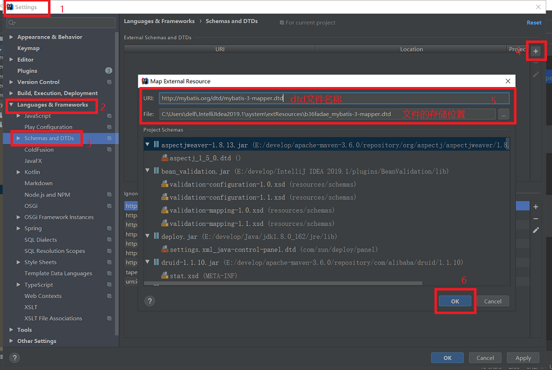 idea中mybatis的dtd约束文件没有自动提示并且爆红_idea约束报红-CSDN博客