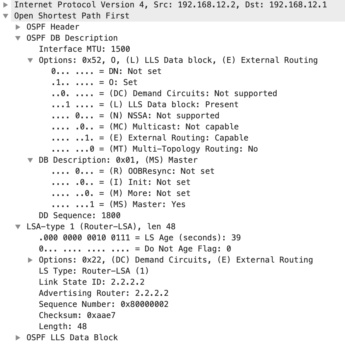 OSPF报文类型、五类数据包详解_Bennettzhen的博客-CSDN博客