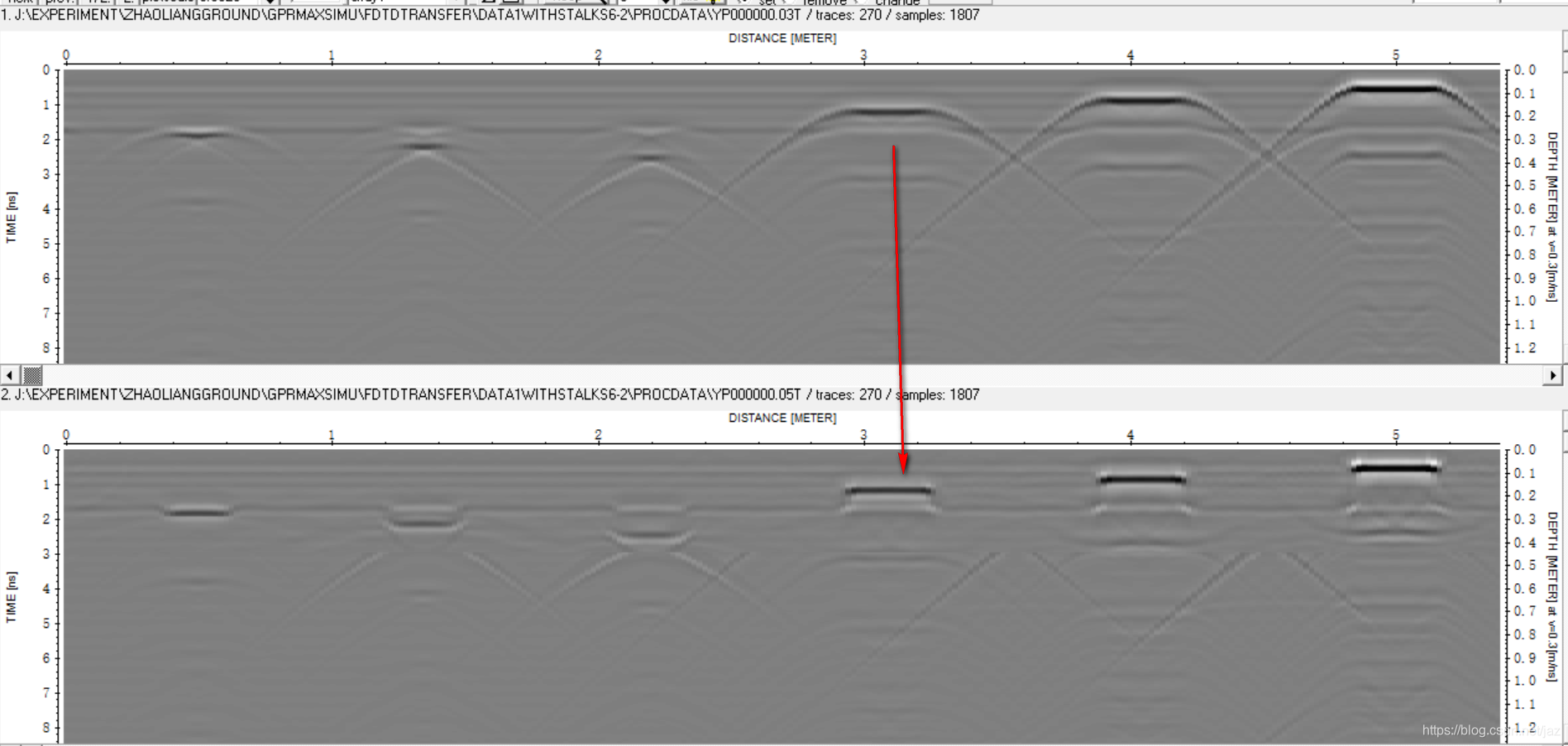 F K Migration For Depth Correction In Gpr Signal Processfk Migration Csdn博客