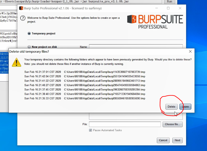 Windows10下第一次打开运行Burp Suite(步骤超详细)_burpsuit第一次启动-CSDN博客