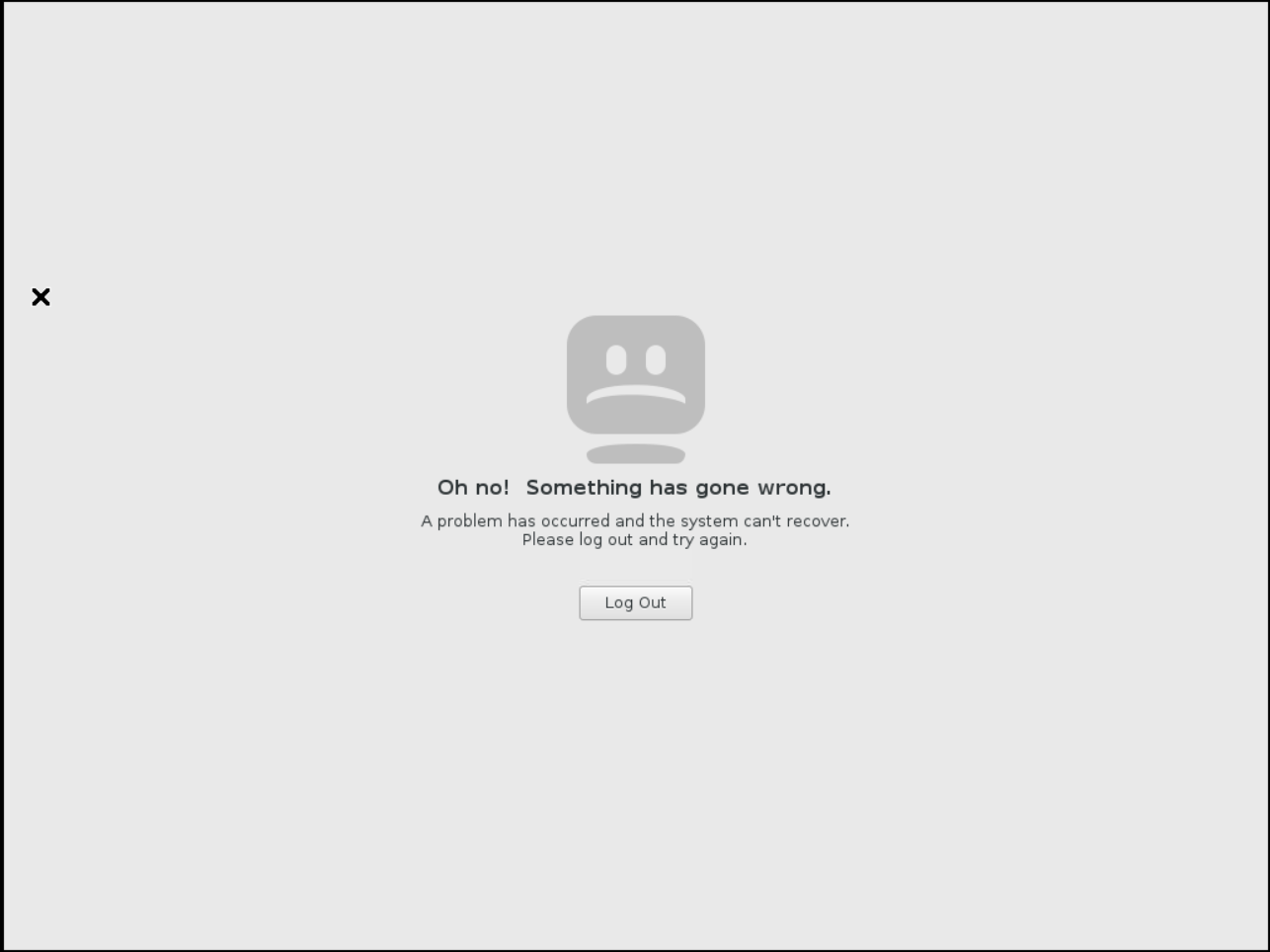 Centos Oh No Something Has Gone Wrong centos-oh-no-something-has-gone-wrong