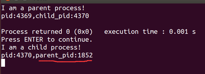 在用fork创建子进程时，getppid()返回的却不是父进程的pid，或getppid()返回1。_pid=0时 是子进程 此时getpid获得的是?-CSDN博客