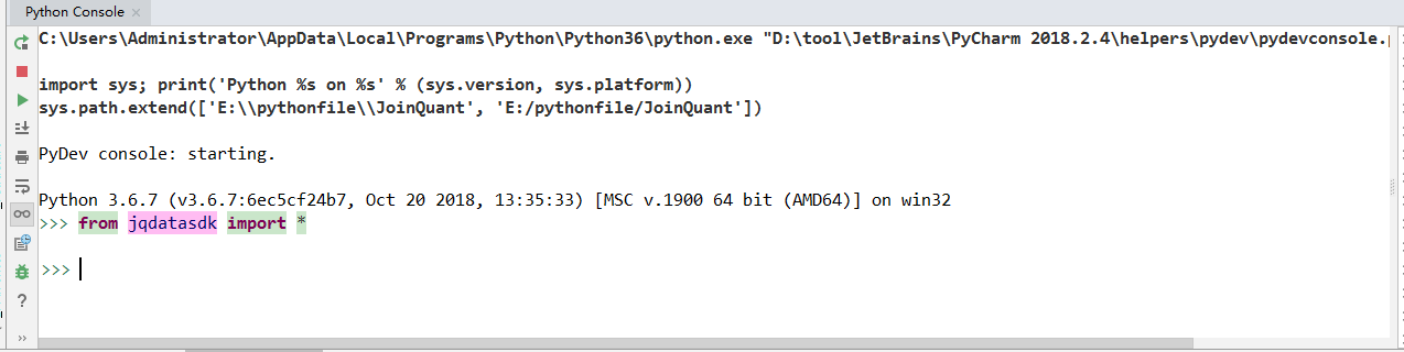 JoinQuant聚宽本地环境配置_在环境中配置joinquant-CSDN博客