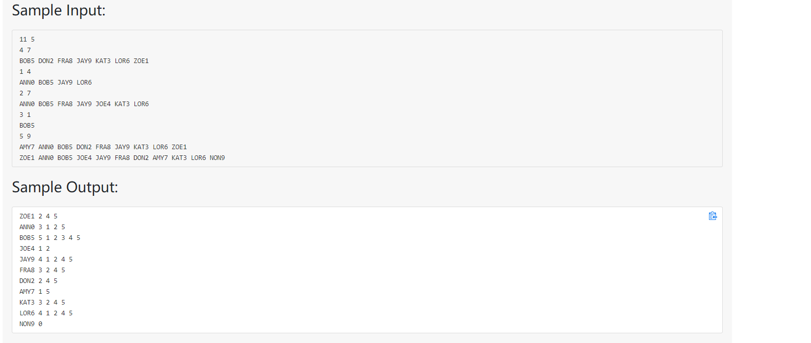 PAT甲级 1039 Course List for Student (25分)_for (studentcourse studentcourse : sclist) 显示有类型转换-CSDN博客