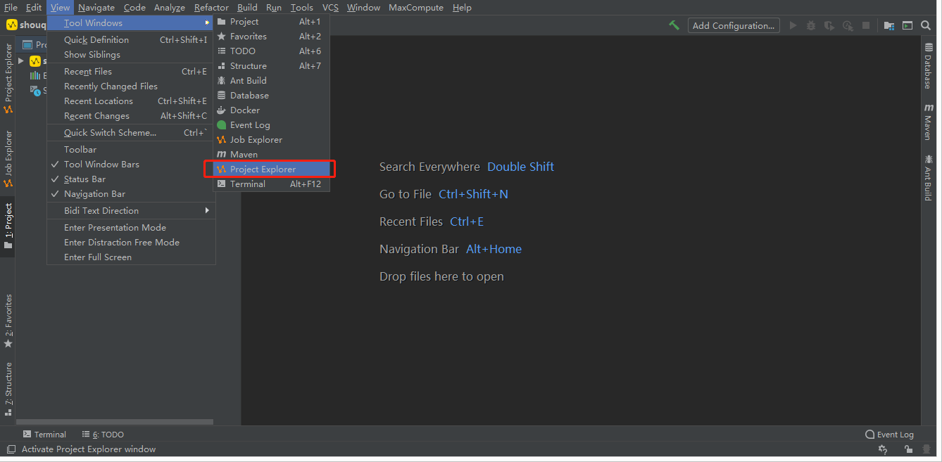IntelliJ IDEA连接MaxCompute项目空间_intellij idea 连接maxcompute-CSDN博客