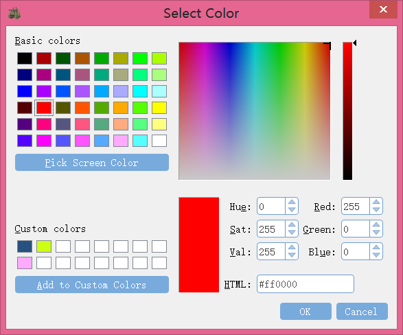 qt之调用QColorDialog对颜色编辑拾取颜色_qt颜色卡拾取器-CSDN博客