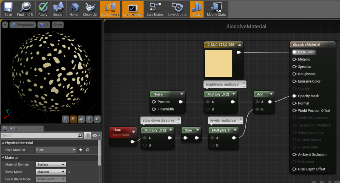 UE4 材质 溶解材质_ue4溶解材质-CSDN博客