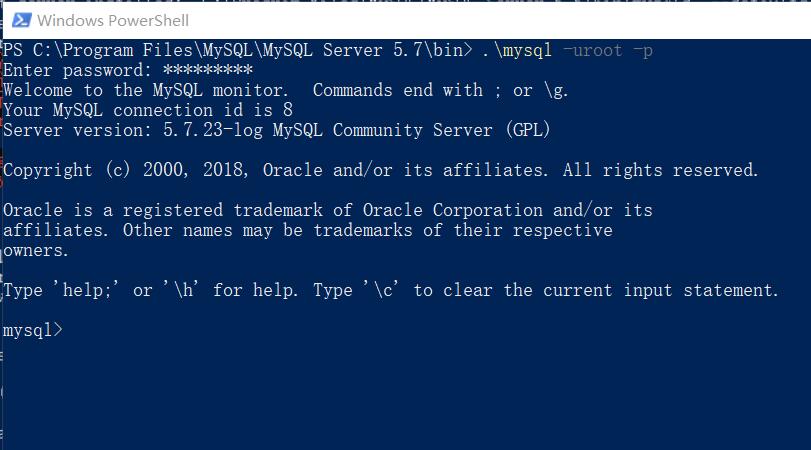 Mysql 无法将 Mysql”项识别为 Cmdlet、函数、脚本文件或可运行程序的名称。请检查powershell 启动mysqlmysql 无法将 Mysql”项识别为