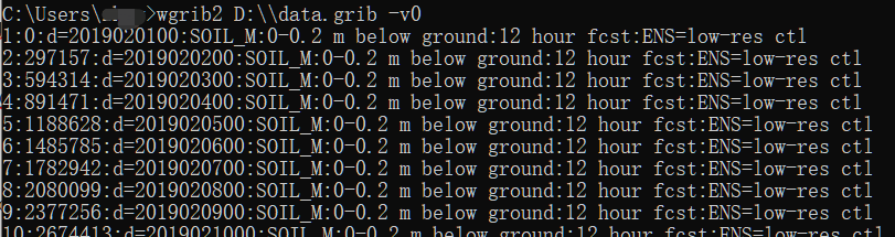 windows下wgrib/wgrib2和python读取grib2数据_wgrib2读取grib数据-CSDN博客