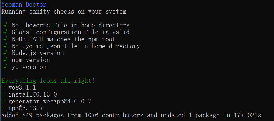 使用脚手架Yeoman工具创建一个web项目_yeoman generators生成web项目-CSDN博客