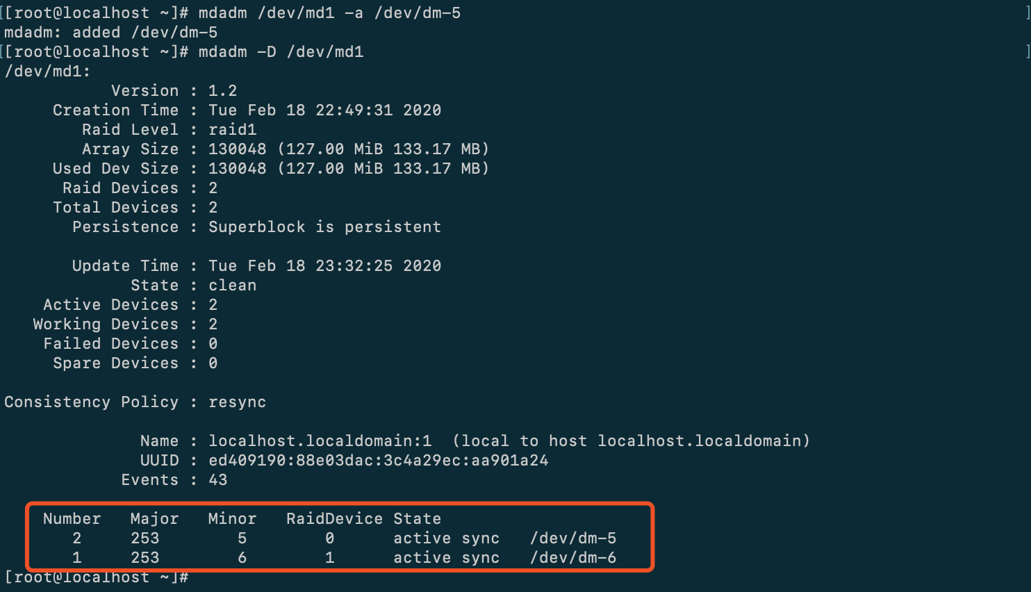 mdadm命令的基本使用-CSDN博客
