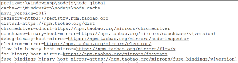 Win10 安装 nodejs “坑”之.npmrc_win10 .npmrc在哪个目录-CSDN博客