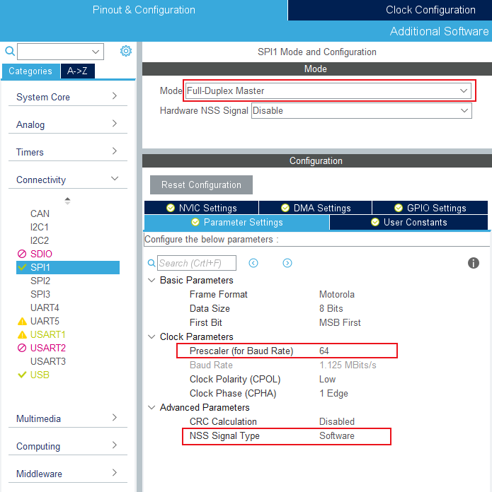 Stm32cubeide Hal库实现spi通信 Stm32cubeide Spi Nss Csdn博客