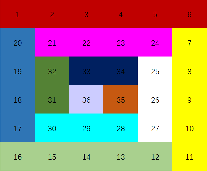 【PTA】 7-114 螺旋方阵 （ C语言实现 ）_7-4 螺旋方阵-CSDN博客