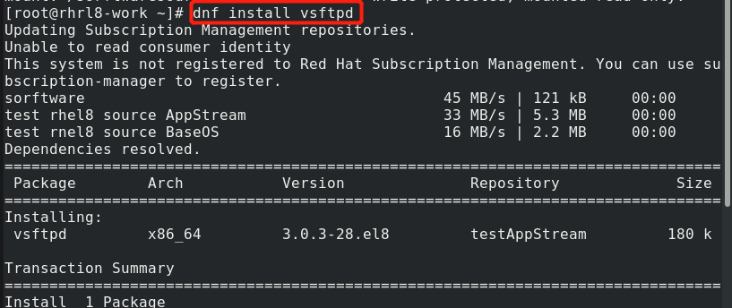 RedHat Linux 8 中 vsftp服务部署_redhat8安装配置vsftp-CSDN博客