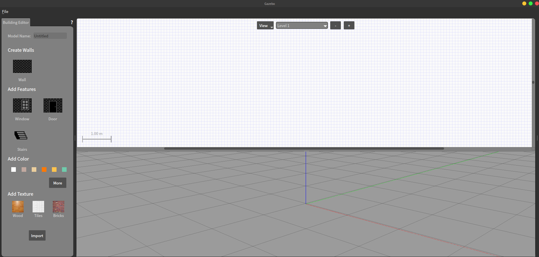 ROS自学笔记Gazebo篇——Gazebo Building Editor的使用_gazebo地面画线-CSDN博客