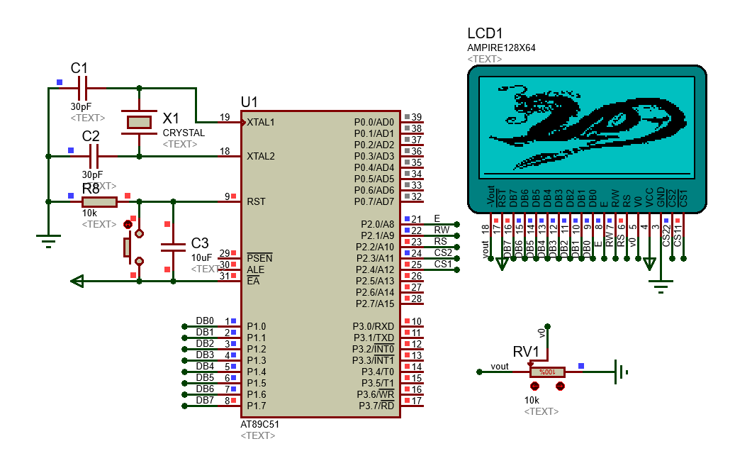 单片机控制12864液晶显示屏显示静态图片_12864xianship-CSDN博客