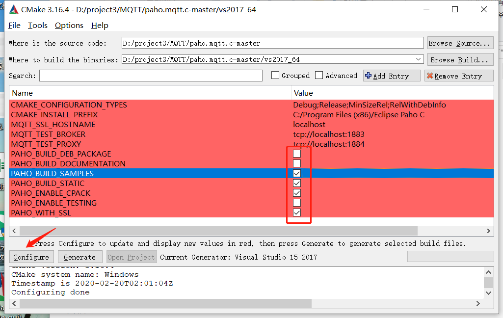 Windows10下VS2017编译MQTT C与编译MQTT C++_mqttversion.c-CSDN博客